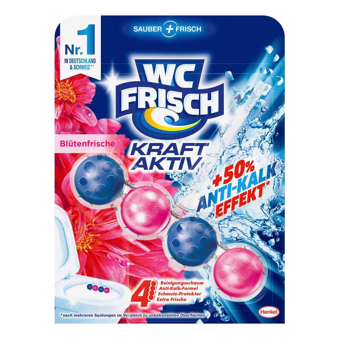 WC Frisch WC Stein Kraft Aktiv Blütenfrische 50g