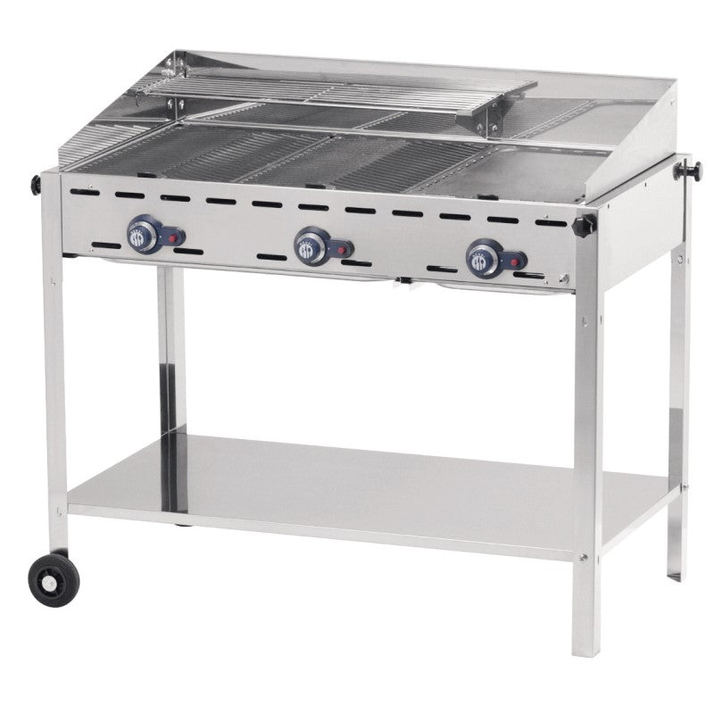 Hendi Gastro-Grill Gas Green Fire 3 Brenner